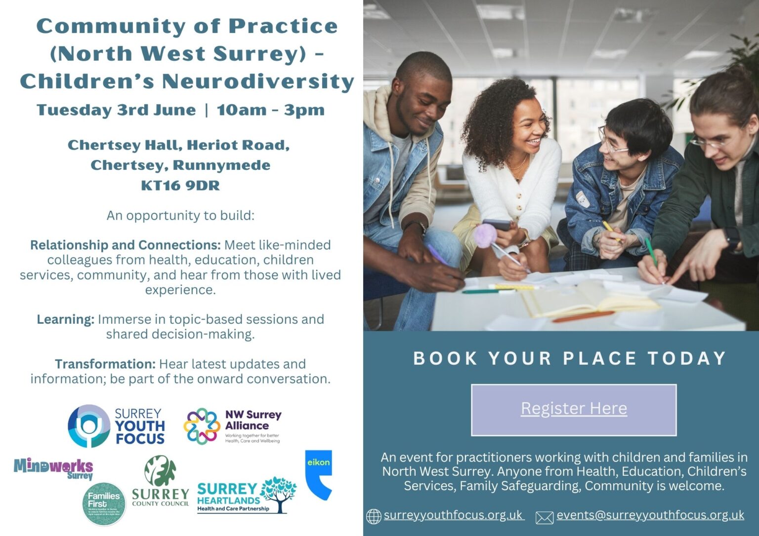 Children's Neurodiversity - Community of Practice (North West Surrey ...